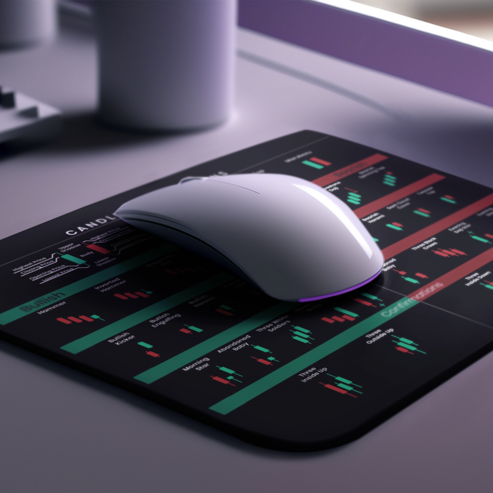 Candlestick Mouse Pad – Trader Brag Stock