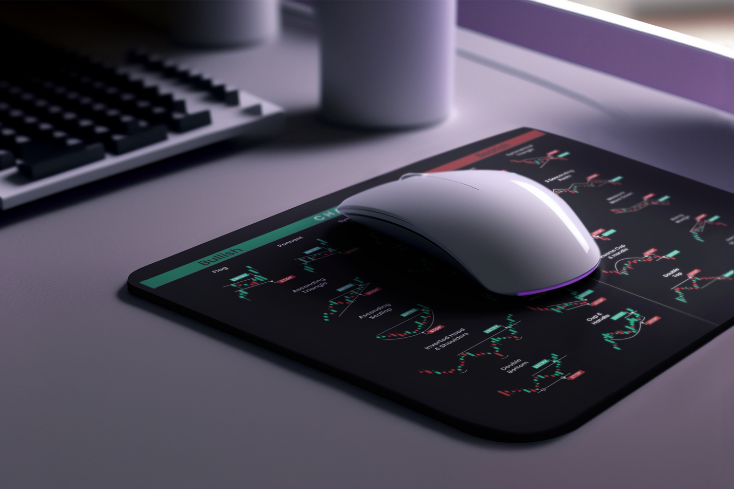Chart Patterns Mouse Pad – Trader Brag Stock