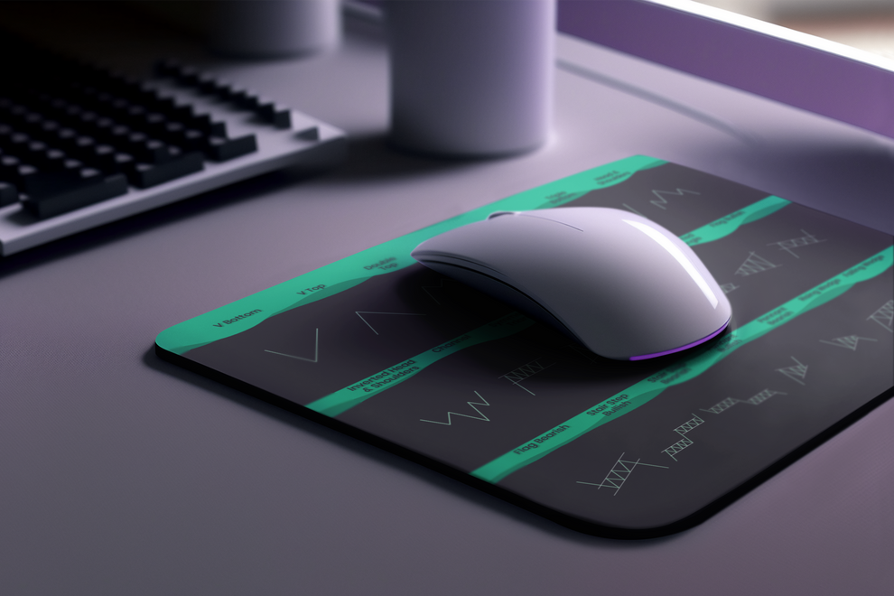 Chart Pattern Cheat Sheet Mouse Pad – Trader Brag Stock